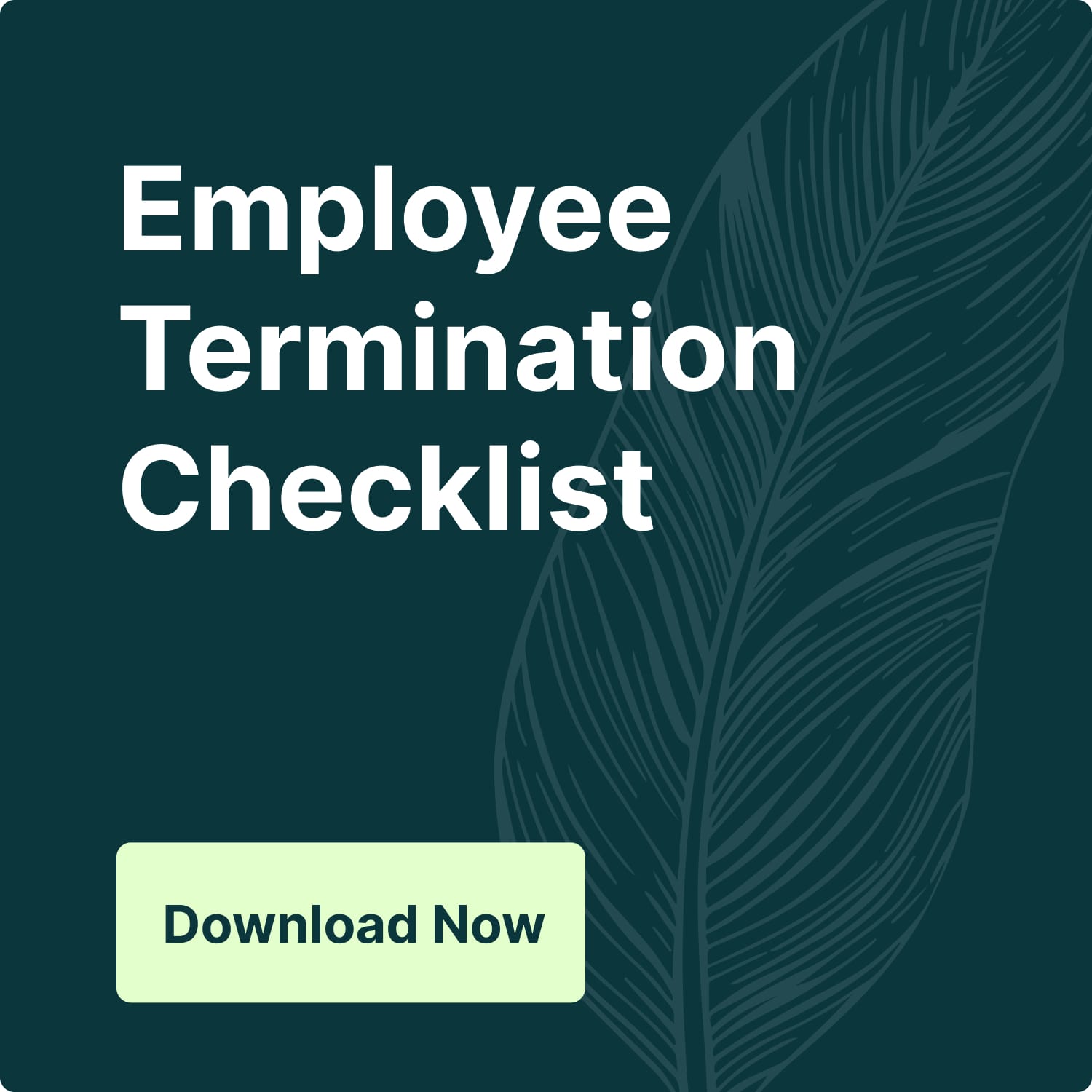 Employee Termination Checklist - AvaHR